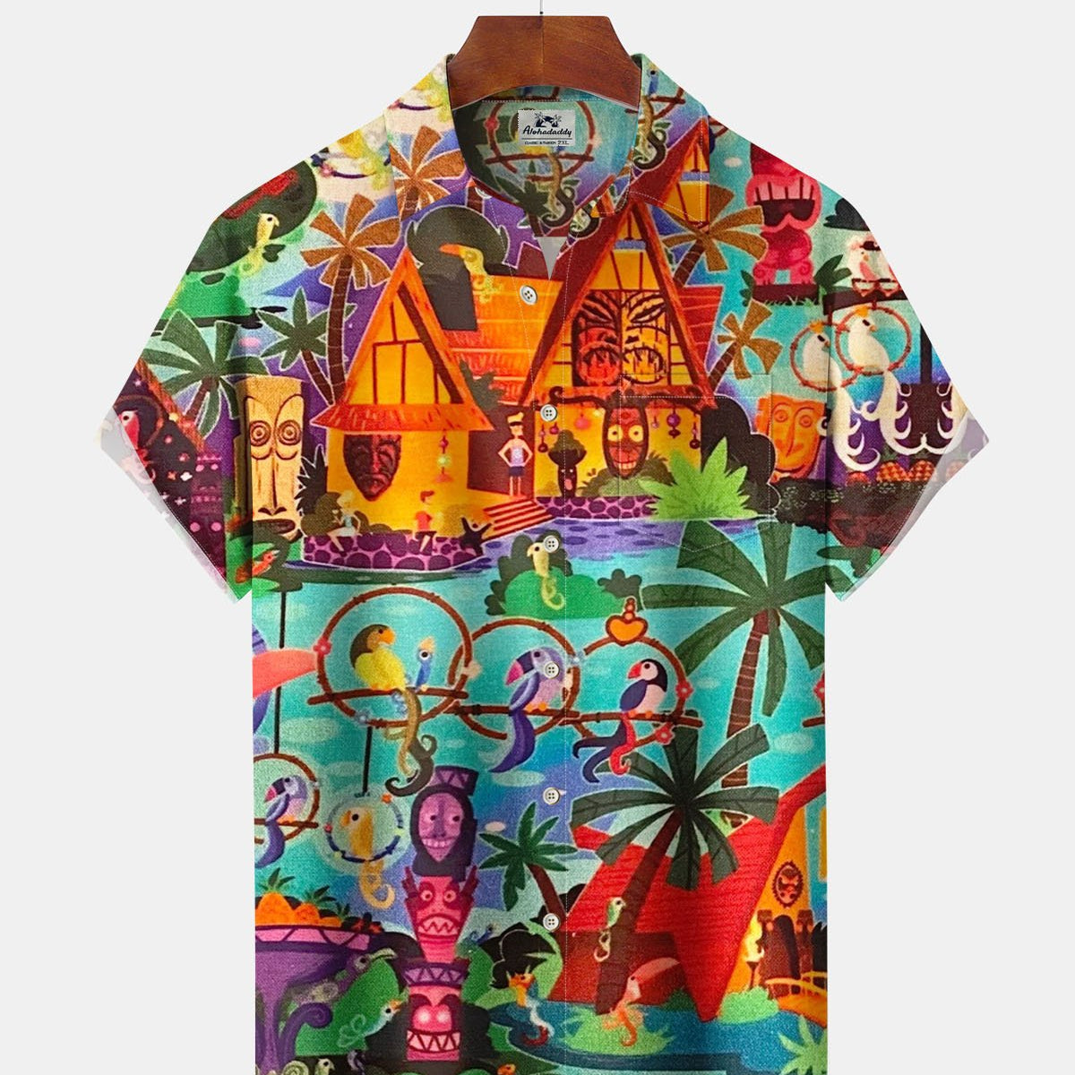 Blue Pockets Hawaii Series Shirts - Alohadaddy – AlohaDaddy