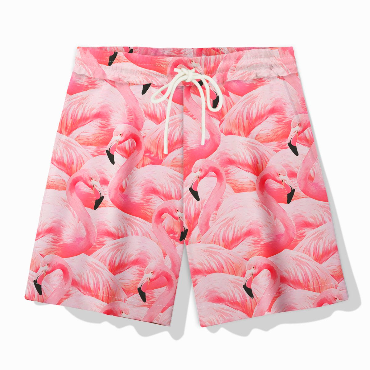 Pink Hawaii Series Printed Flamingo Shorts - Alohadaddy – AlohaDaddy