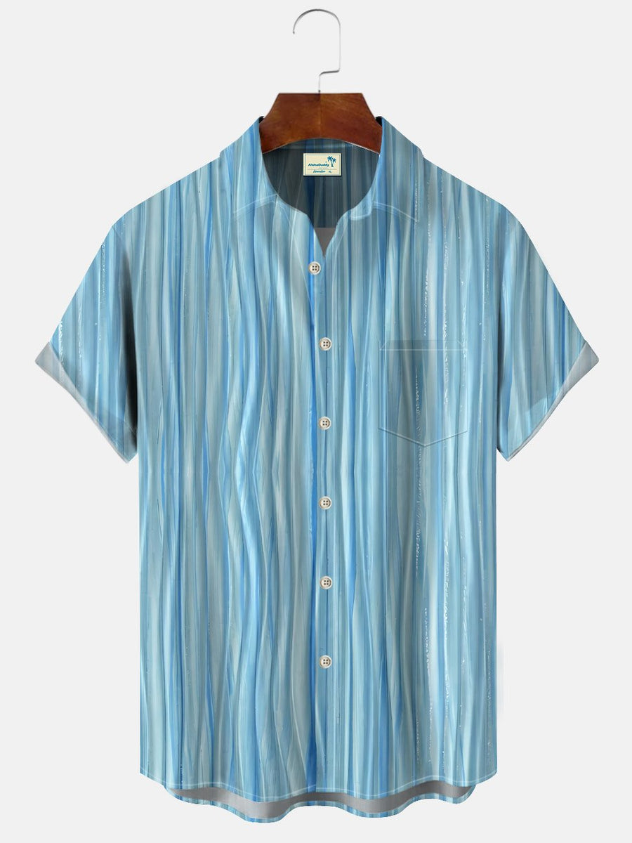 Blue Pockets Casual Shirts - Alohadaddy – AlohaDaddy
