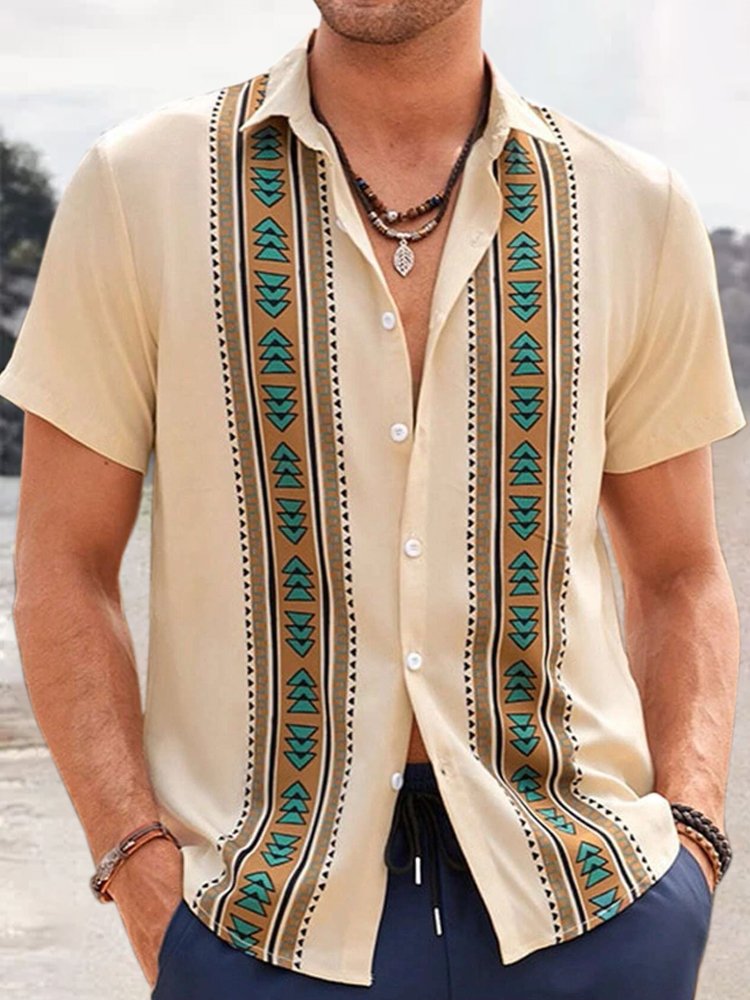 Khaki Vintage Series Printed Shirts - Alohadaddy – AlohaDaddy