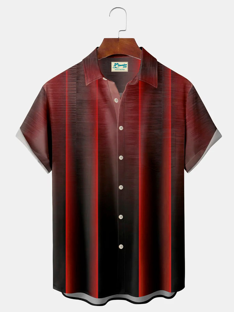 Red Vintage Series Cotton-Blend Ombre/tie-Dye Shirts - Alohadaddy ...